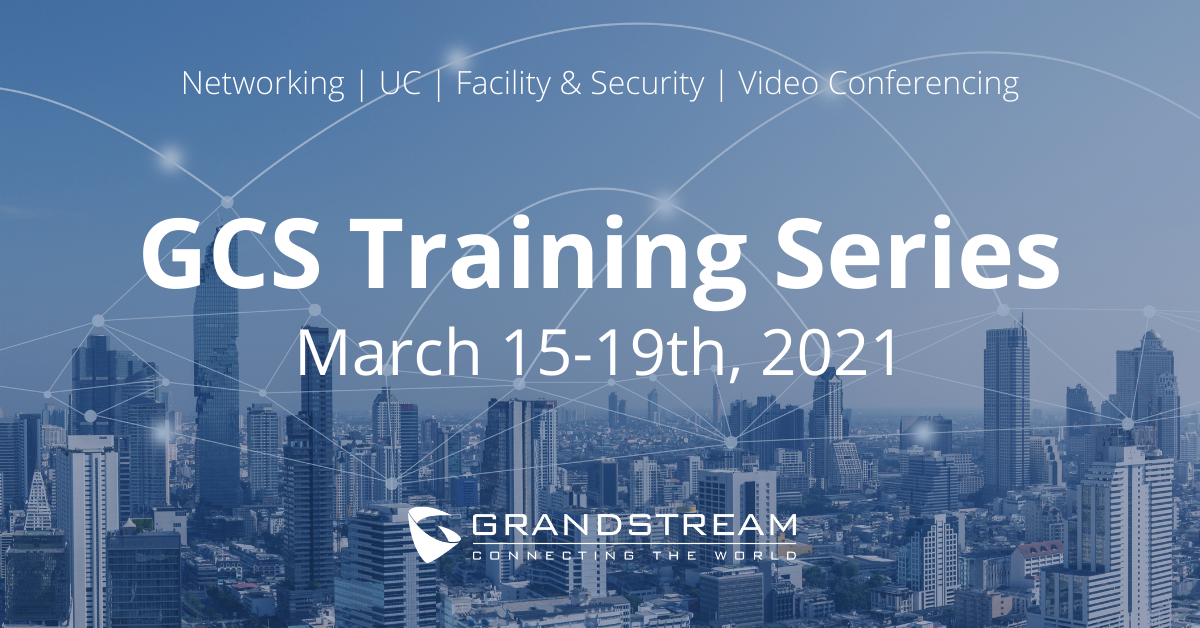 GCS Training Series Q1 2021